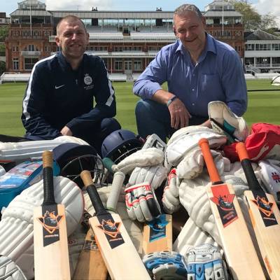 Viking Cricket delivers kit to Middlesex Disability