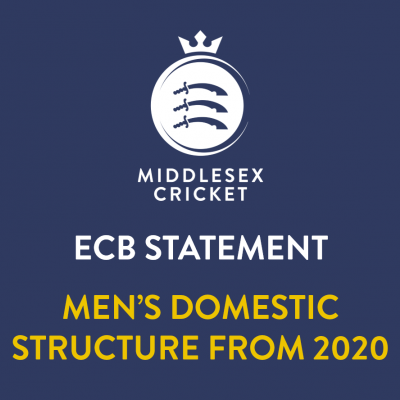 ECB STATEMENT REGARDING MEN'S DOMESTIC STRUCTURE FROM 2020